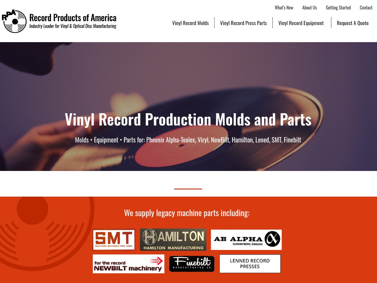 Record Products of America - Vinyl Record Press Media
