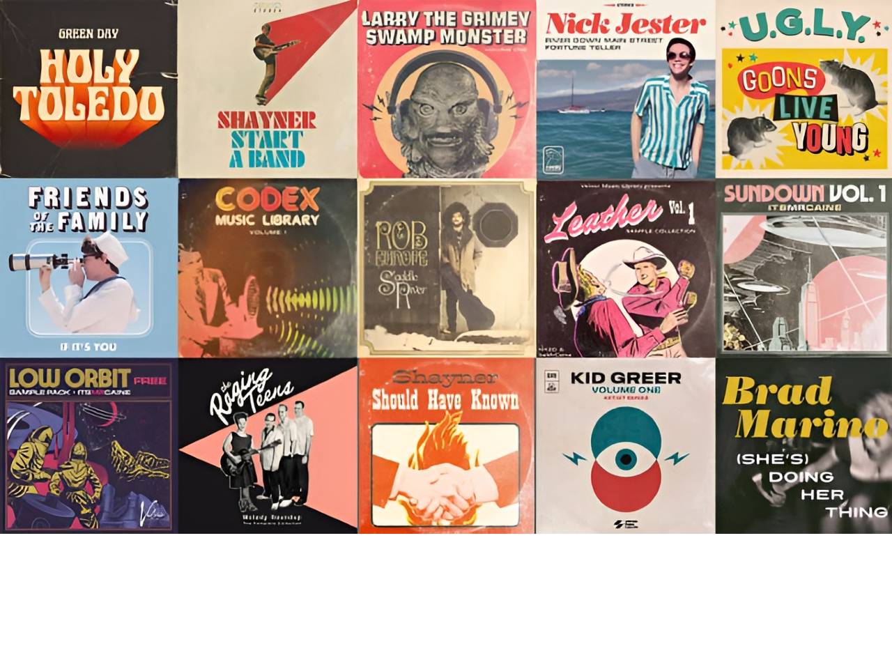 Obscurest Vinyl - Retro Album Cover Design - Vinyl Record Press Media