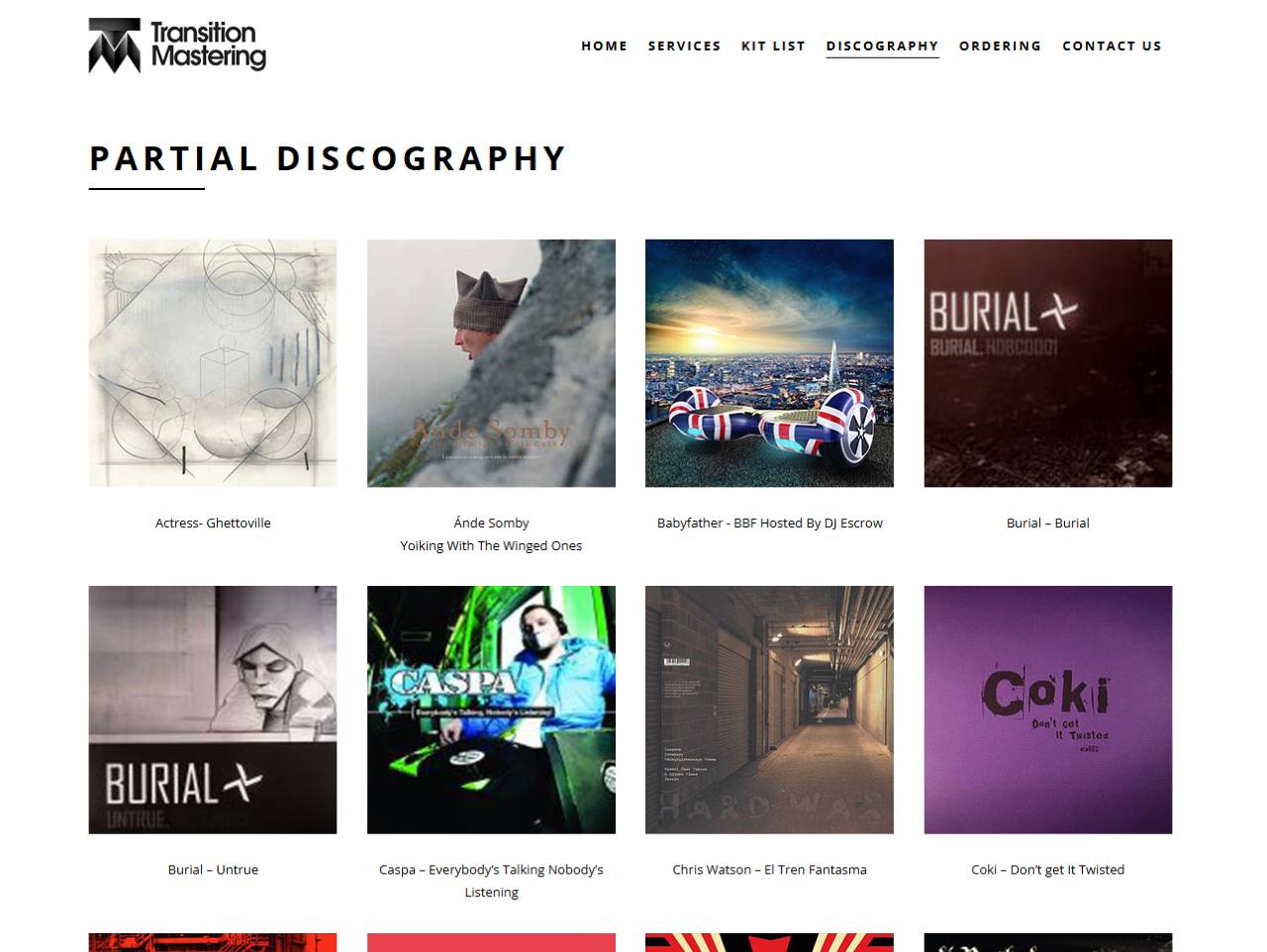 Transition Mastering - Vinyl Record Press Media