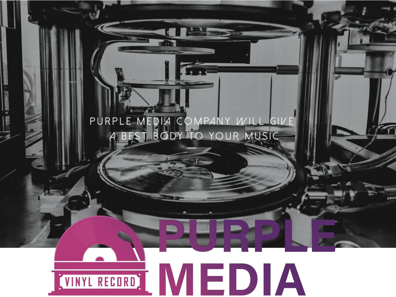 Purple Media - China Vinyl Pressing Plant - Vinyl Record Press Media