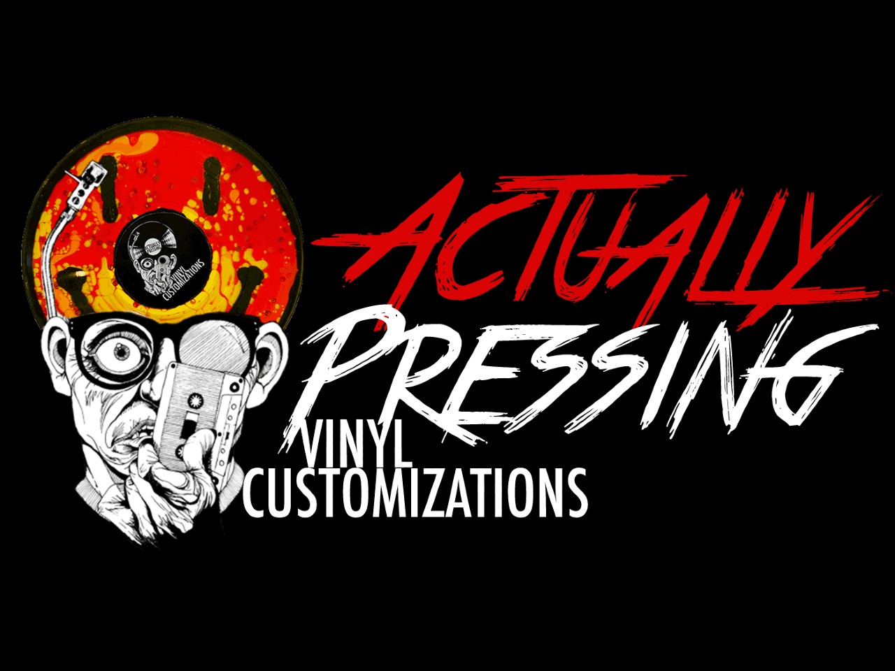 Actually Pressing Vinyl Customisation - Vinyl Record Press Media