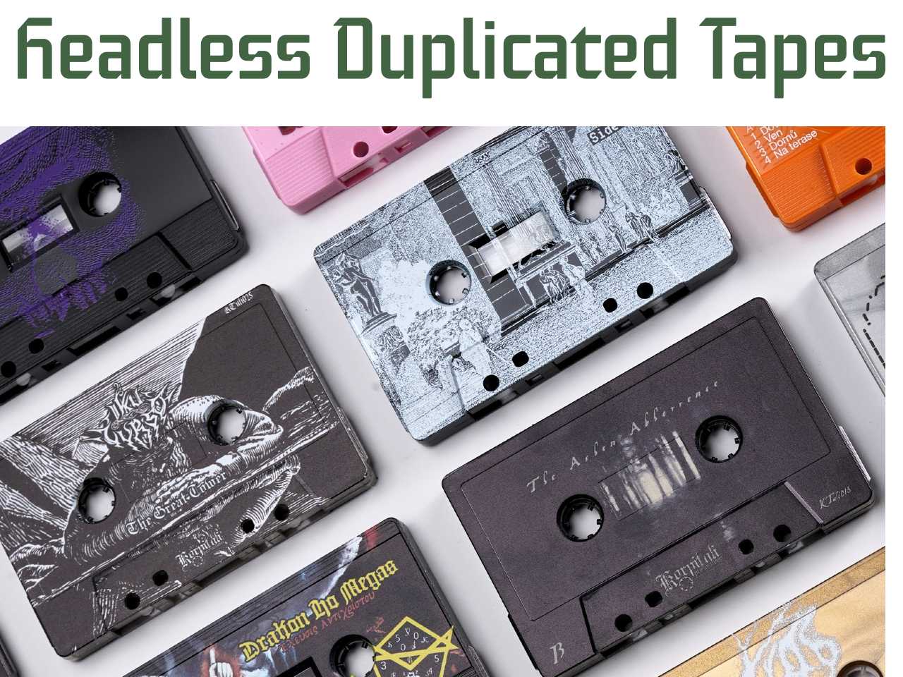 Headless Duplicated Tapes Prague - Vinyl Record Press Media