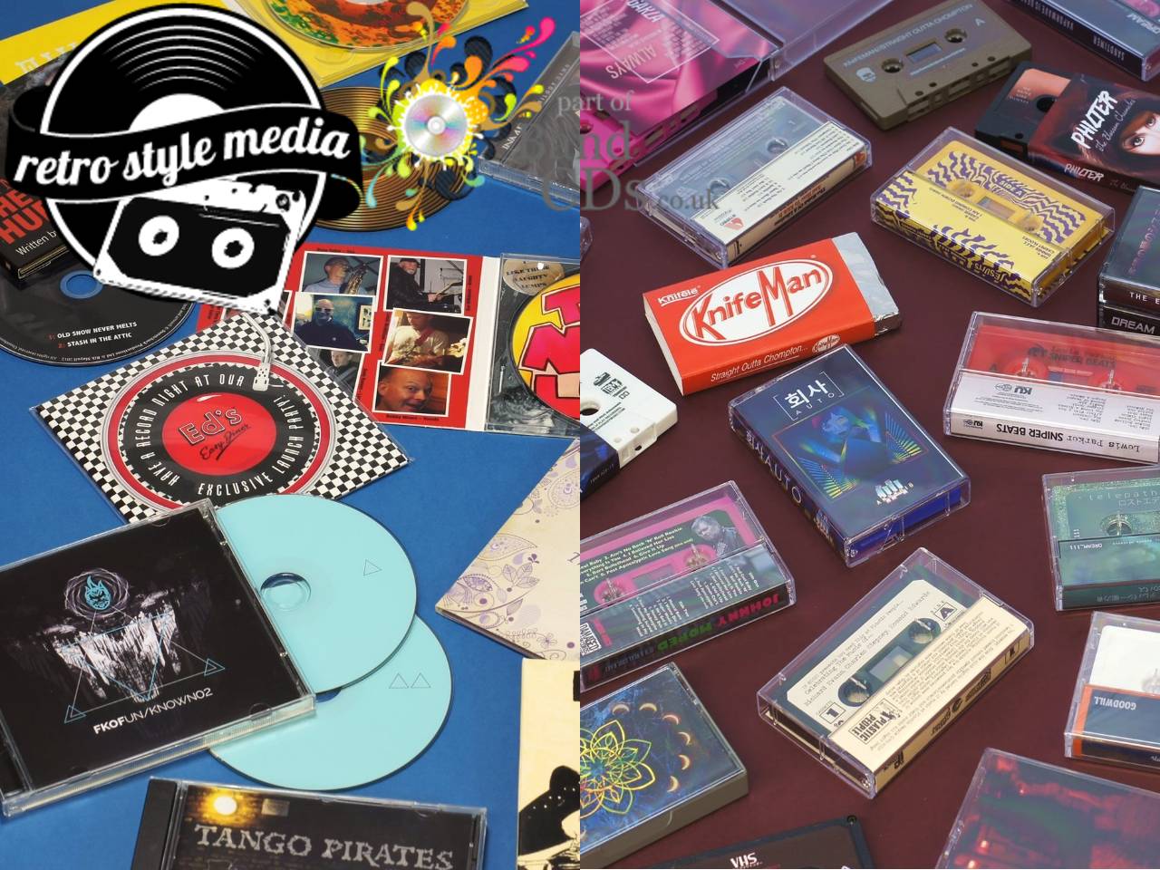 Retro Style Media - Vinyl Record Press Media